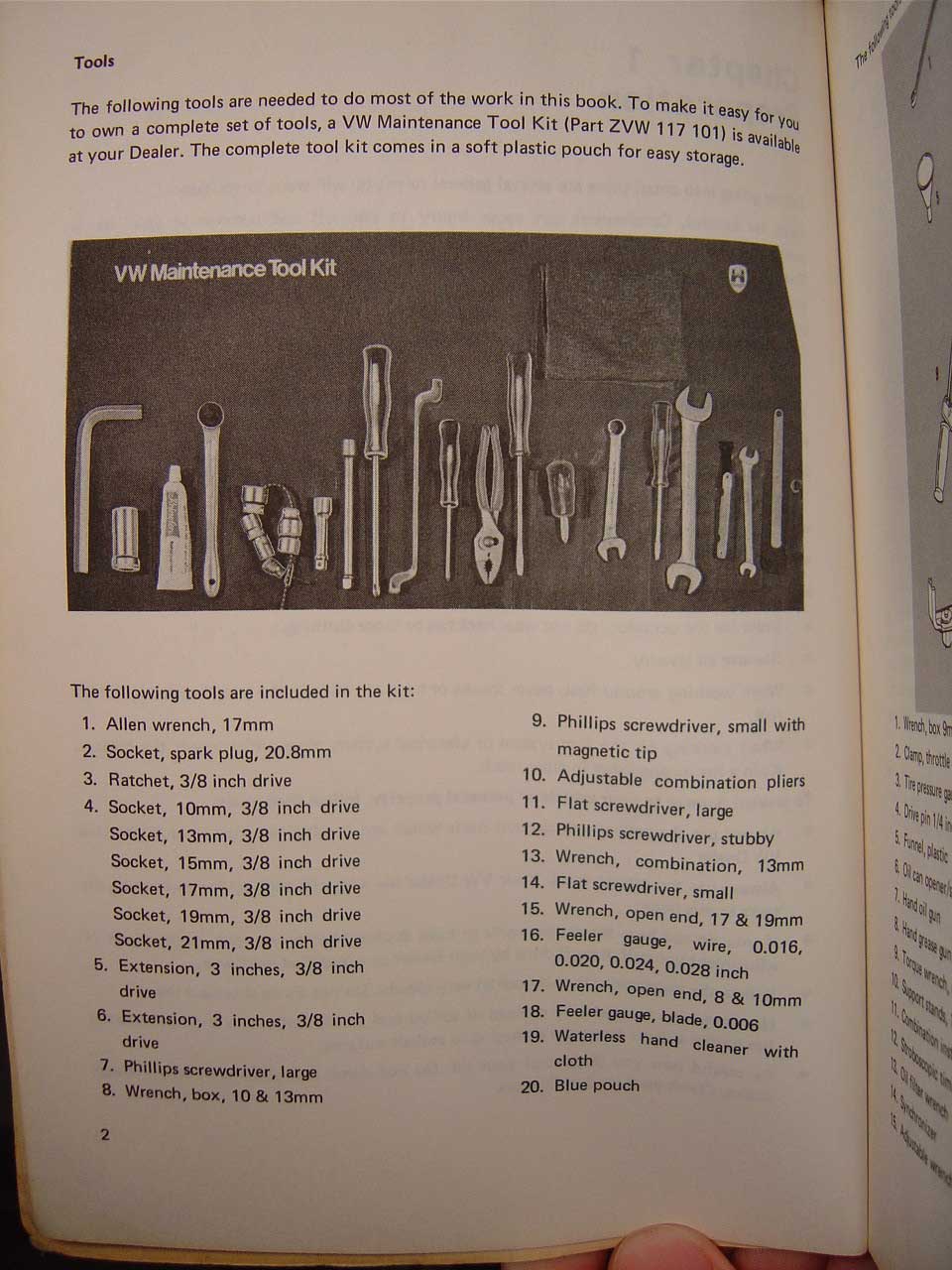 VW Baywindow Bus - Maintenance Toolkit